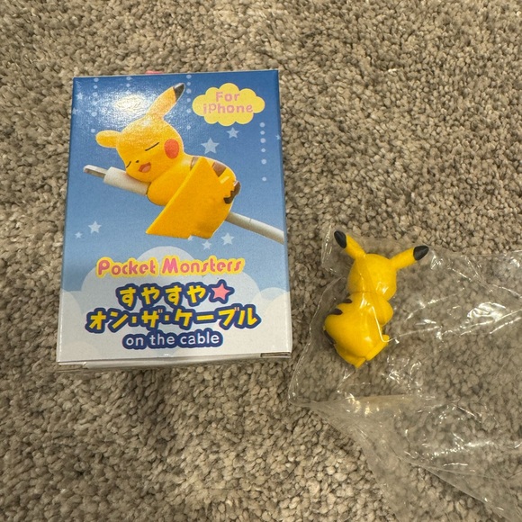 Pokemon | Accessories | Pikachu Cable Bite Cable Protector | Poshmark